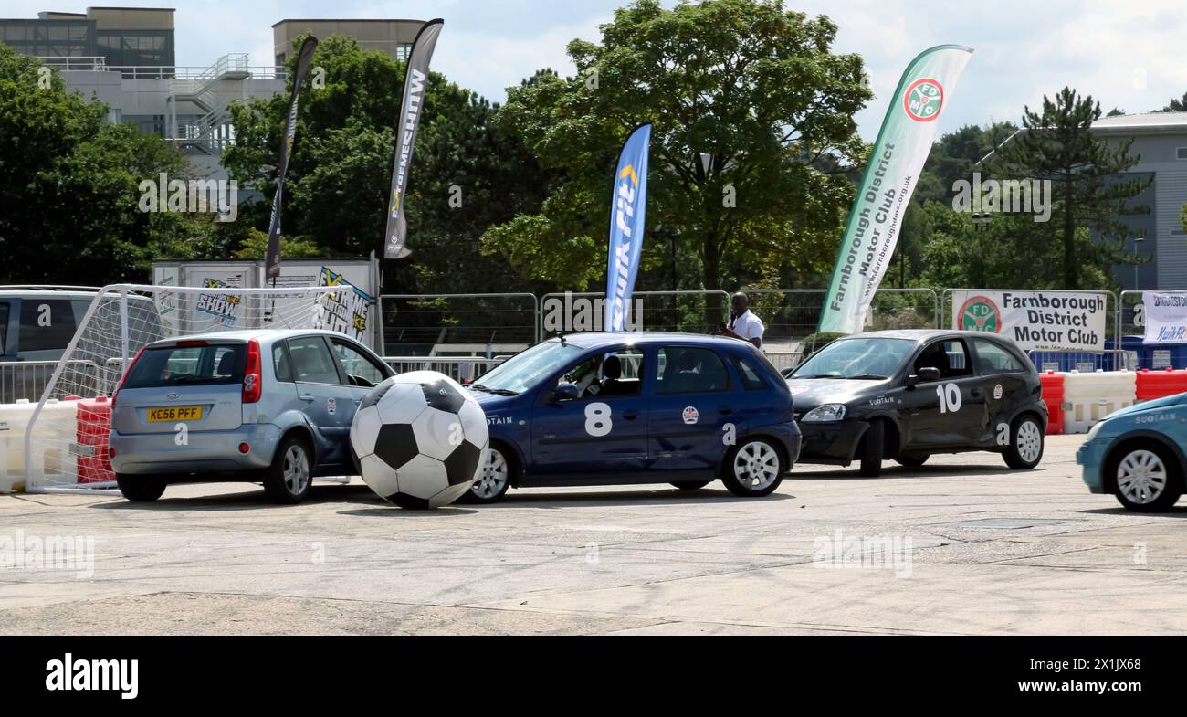 Car Football in the Bridgestone Motorsport Arena, at the 2023 British ...