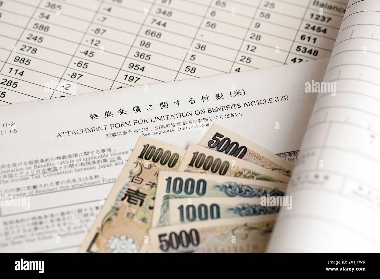 Japanese tax form 17 US - Attachment form for limitation on benefits ...