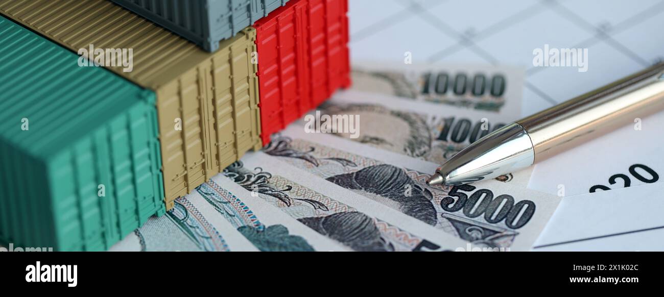 Global business container cargo ship in import export business logistic ...