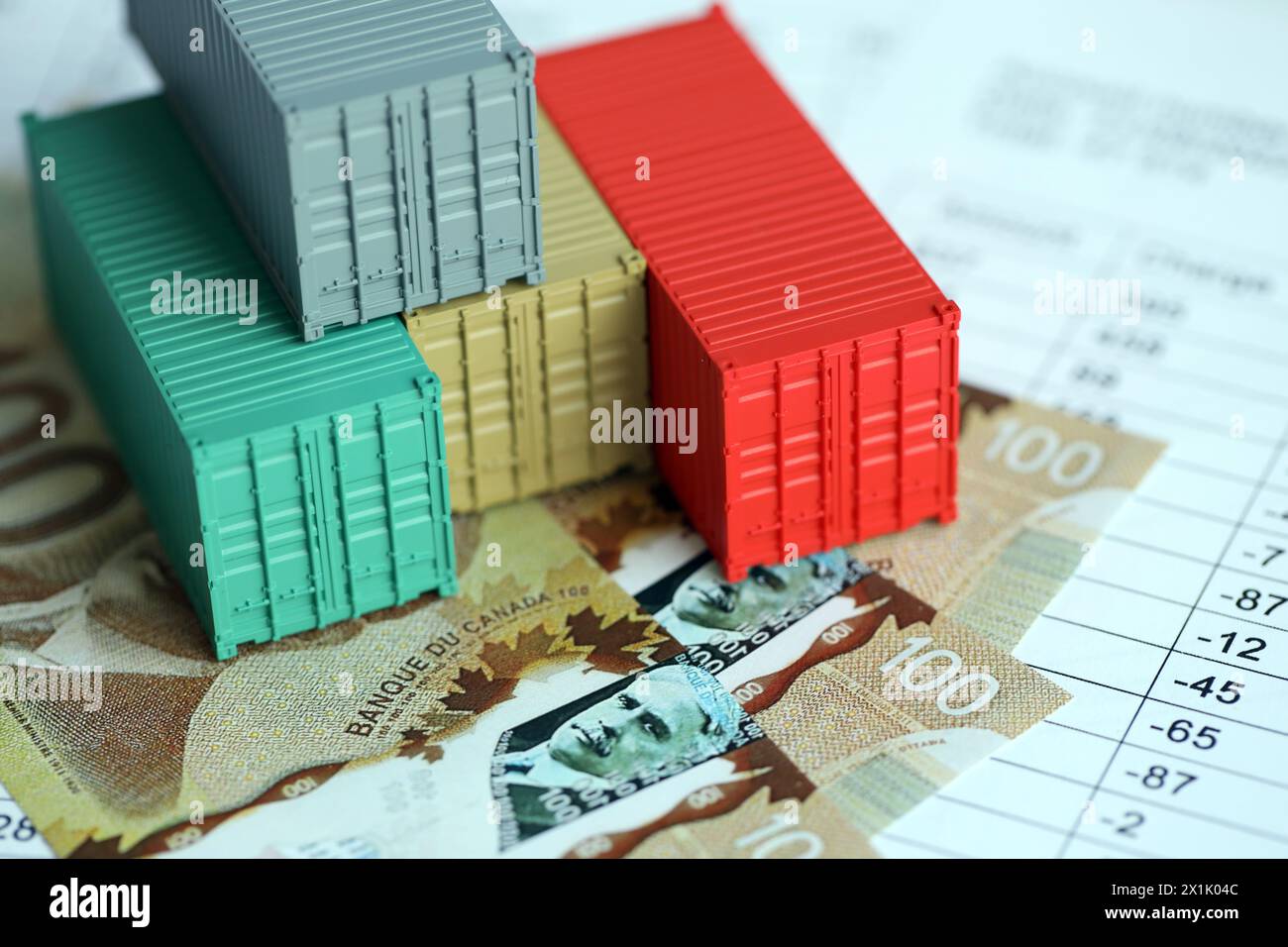 Global business container cargo ship in import export business logistic ...