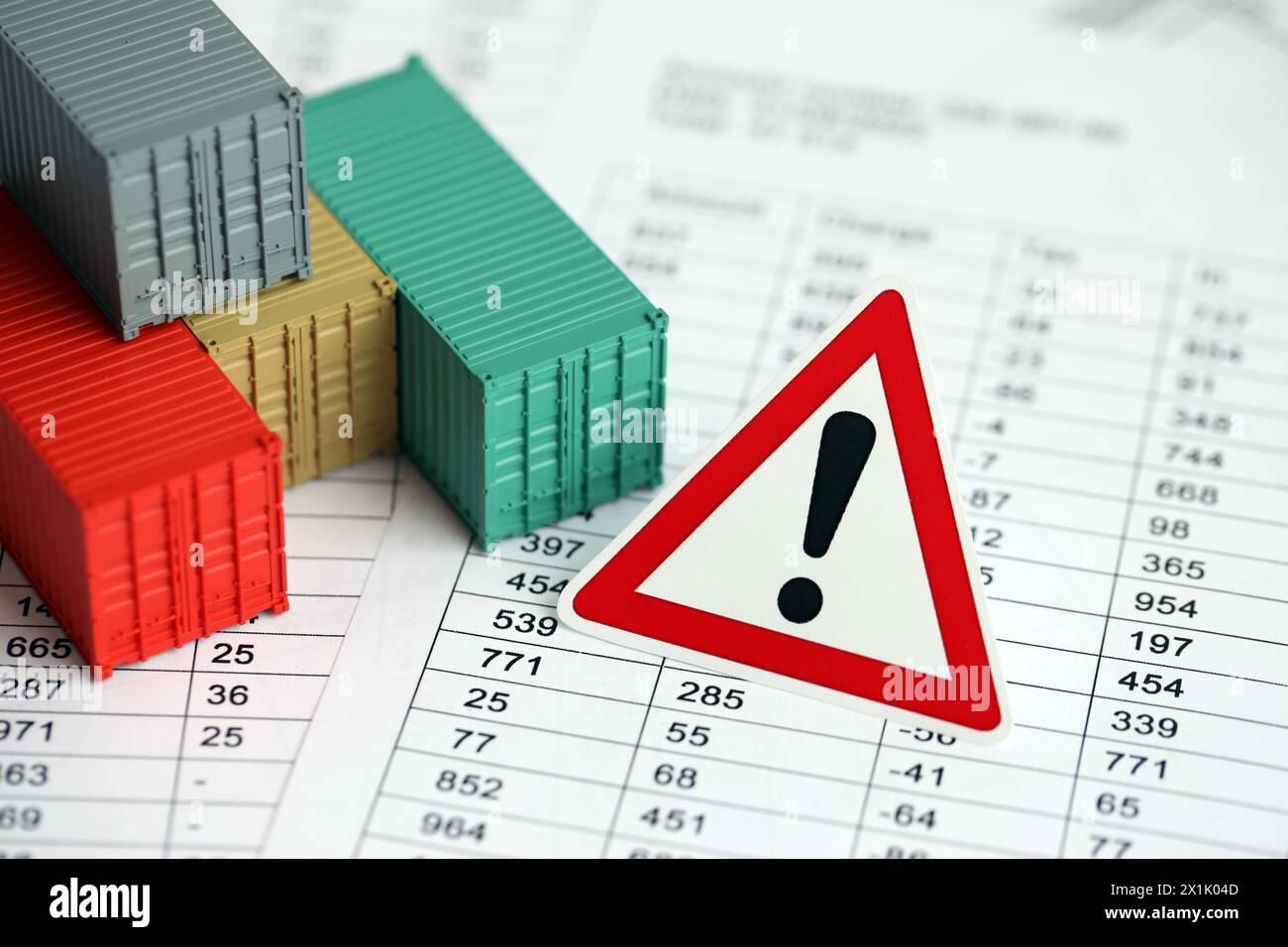 Global business container cargo ship in import export business logistic ...