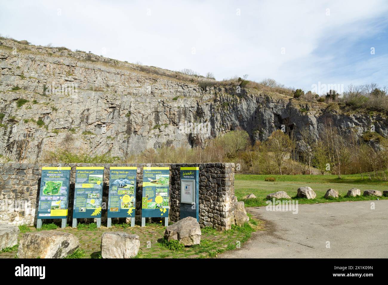 Warton Crag Lancashire a popular nature reserve in Lancashire, England ...