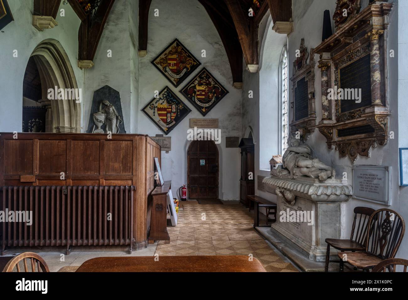 The Hare Chapel attached to the Church of the Holy Trinity at Stow ...