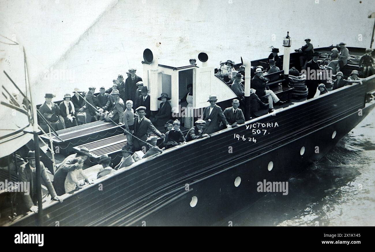 From a photograph of a passenger carrying boat, named Victoria and ...