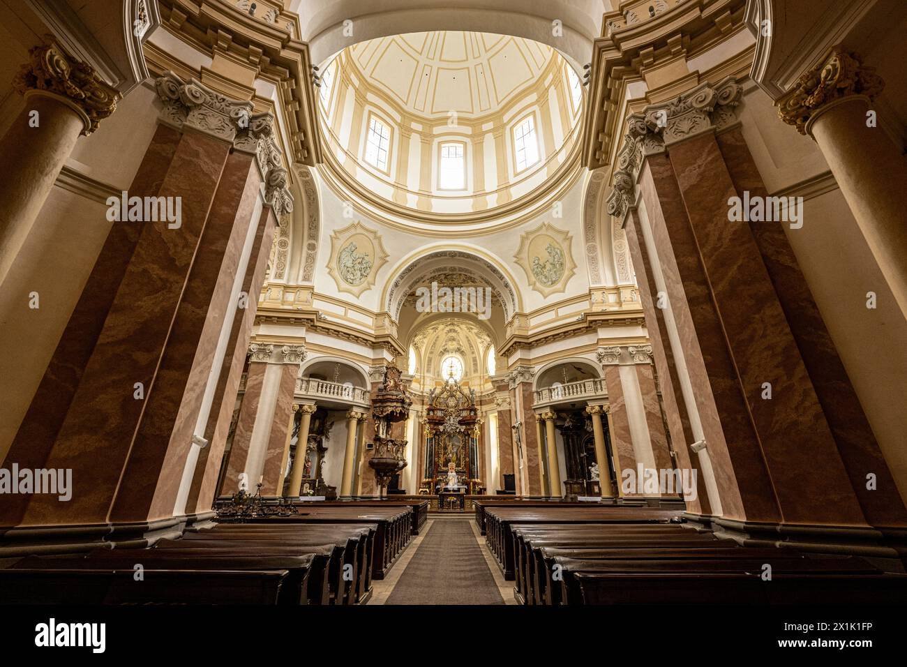 Tour of the partially reconstructed Basilica of St. Lawrence and St ...