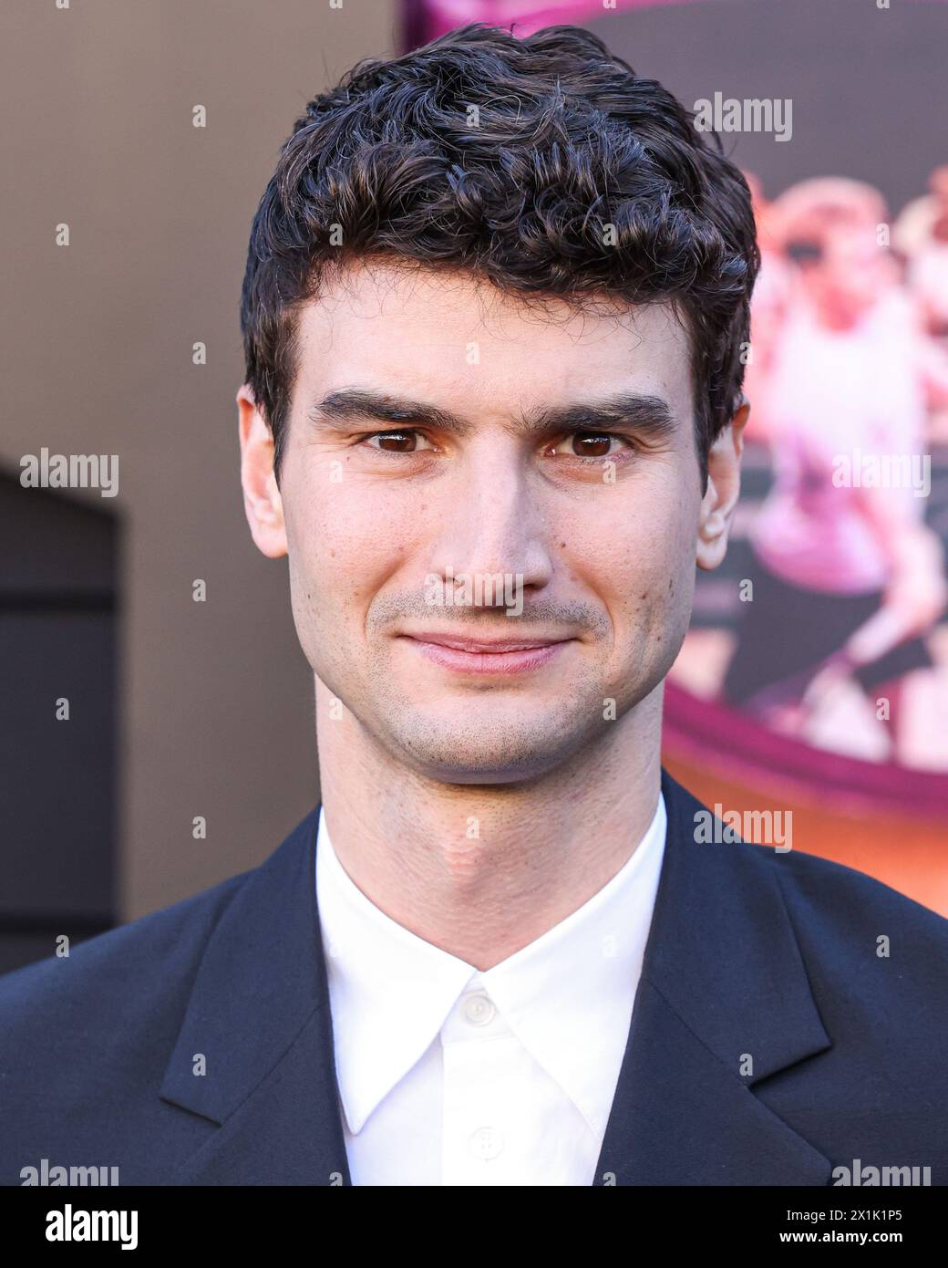 WESTWOOD, LOS ANGELES, CALIFORNIA, USA - APRIL 16: Justin Kuritzkes arrives at the Los Angeles ...