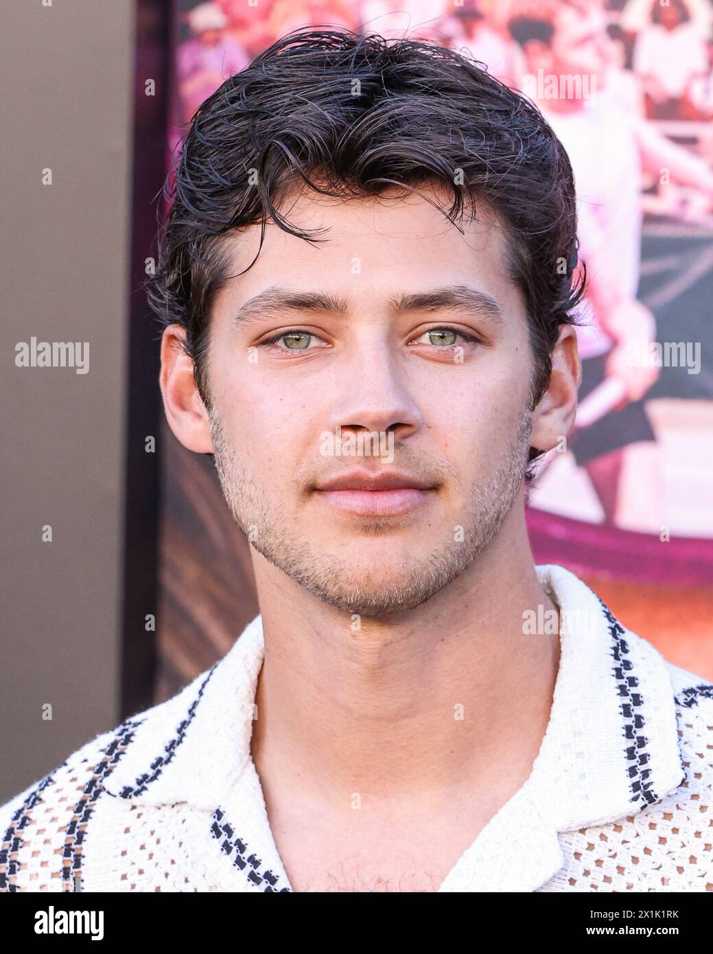 WESTWOOD, LOS ANGELES, CALIFORNIA, USA - APRIL 16: Matt Cornett arrives at the Los Angeles ...