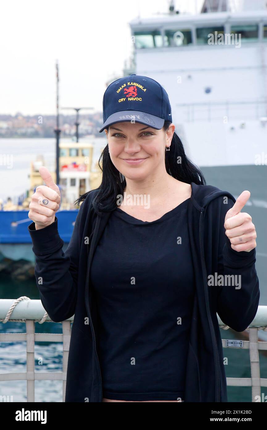 Pauley Perrette who plays NCIS Forensics expert Abby Sciuto meets her ...