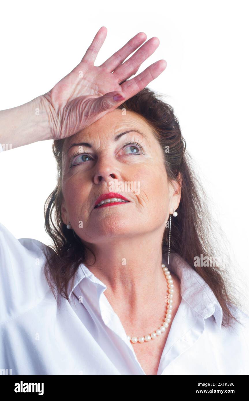 Oap woman hand cut out hi-res stock photography and images - Alamy