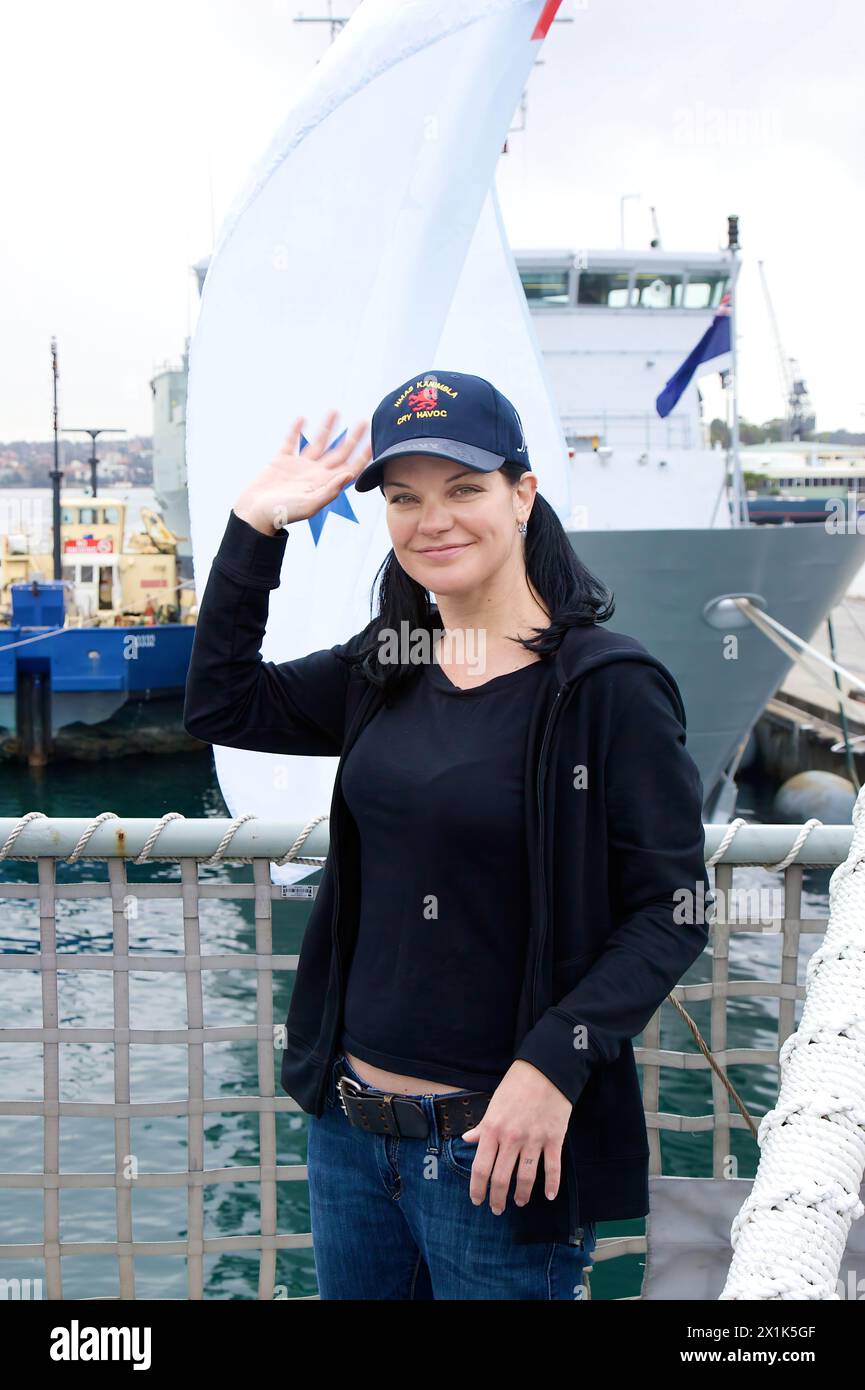 Pauley Perrette who plays NCIS Forensics expert Abby Sciuto meets her ...