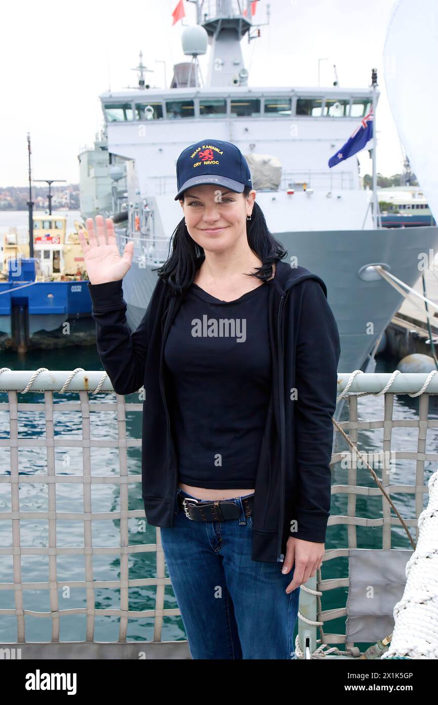 Pauley Perrette who plays NCIS Forensics expert Abby Sciuto meets her ...