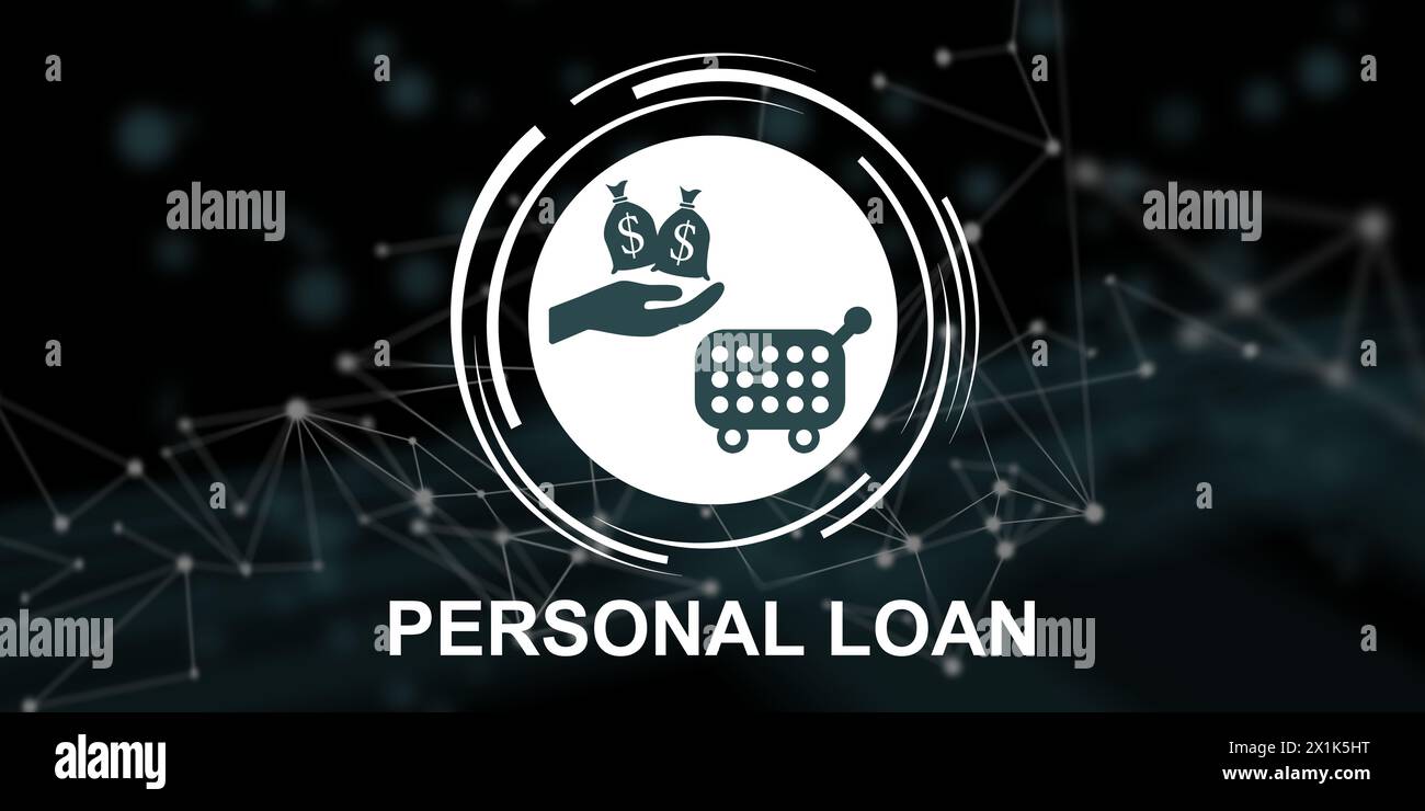 Illustration of a personal loan concept Stock Photo - Alamy