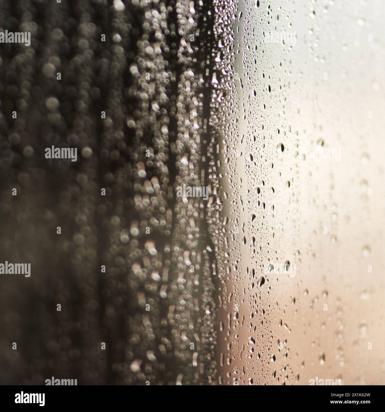 Glass, water or raindrops with steam on surface, texture and wallpaper ...