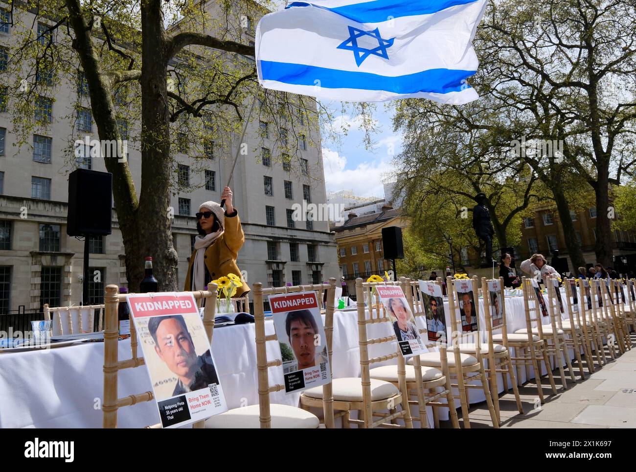 Seder table for hostages hi-res stock photography and images - Alamy