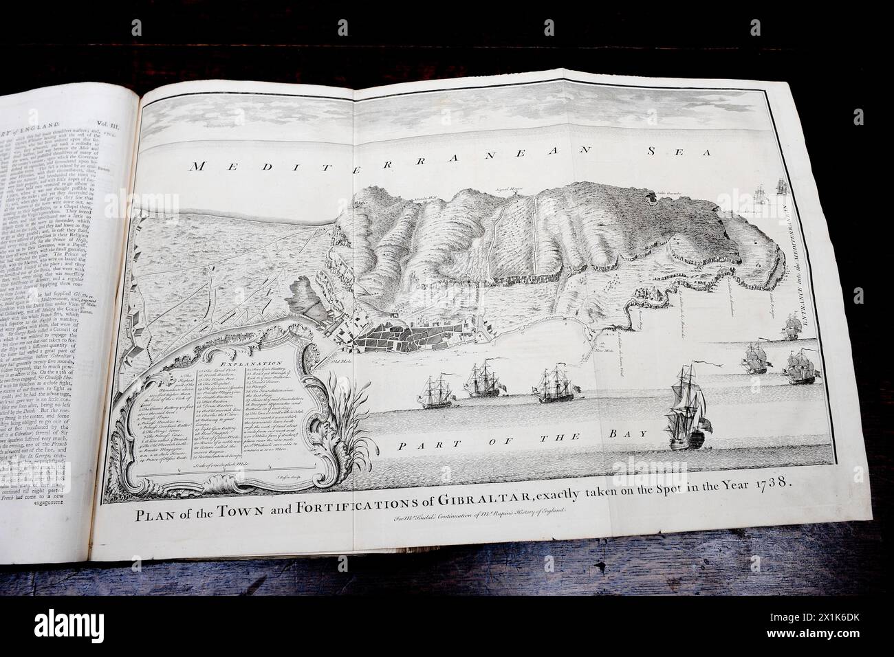 Old maps Gibraltar Stock Photo - Alamy