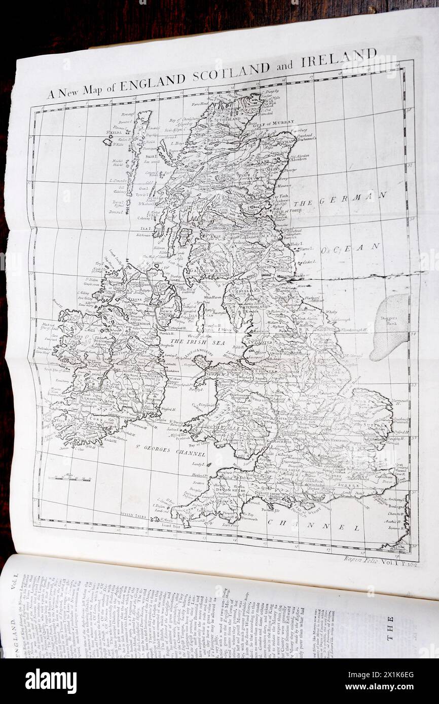 Old great britain map hi-res stock photography and images - Alamy