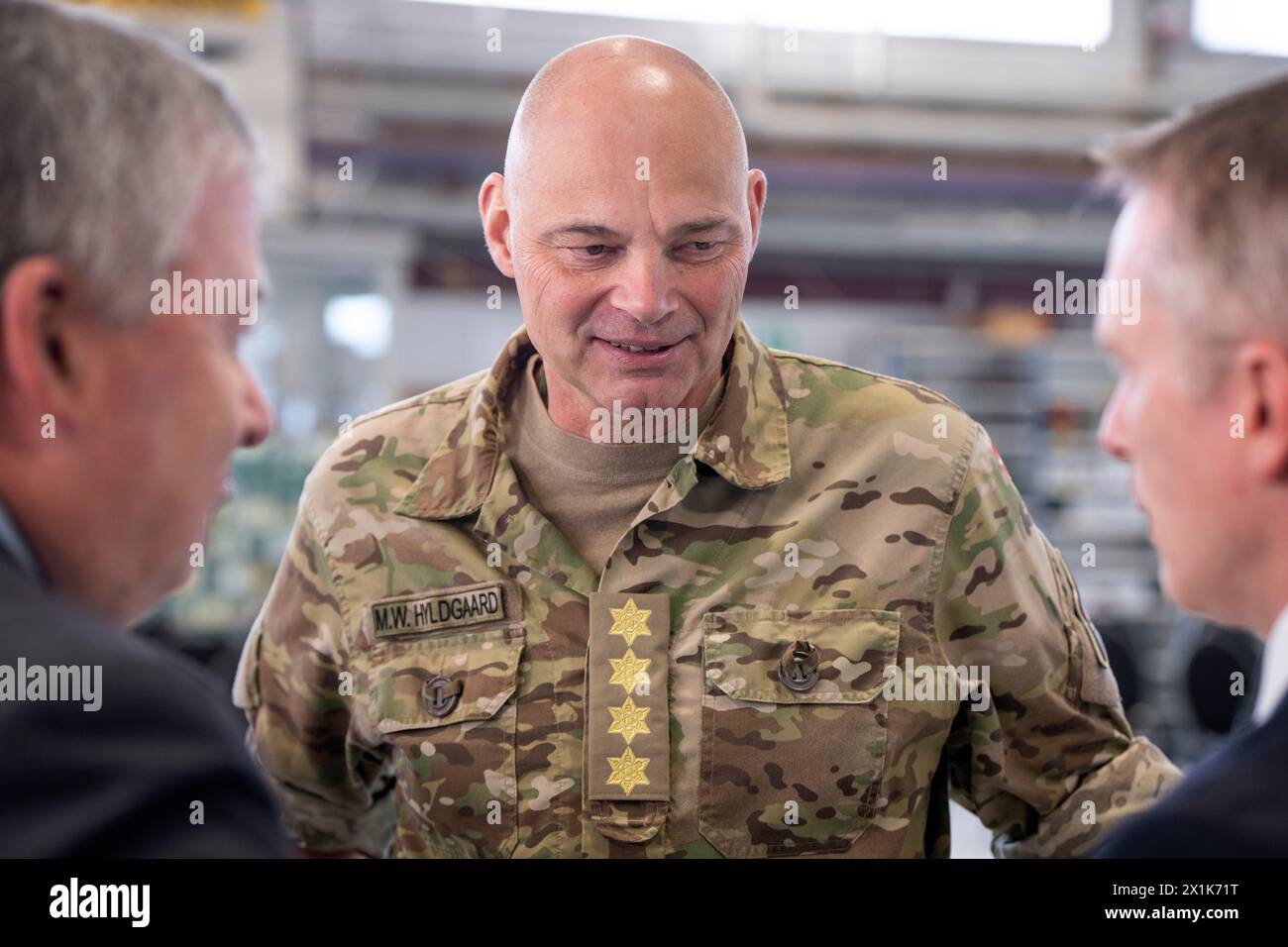 Danish Acting Defense Chief Michael Wiggers Hyldgaard photographed at a ...