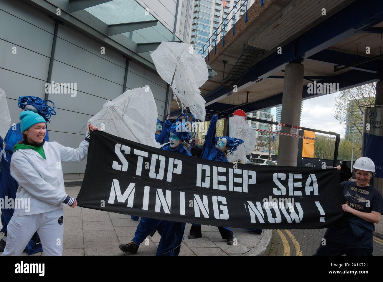Ocean Rebellion (OR) stages a protest concert against a deep sea mining ...