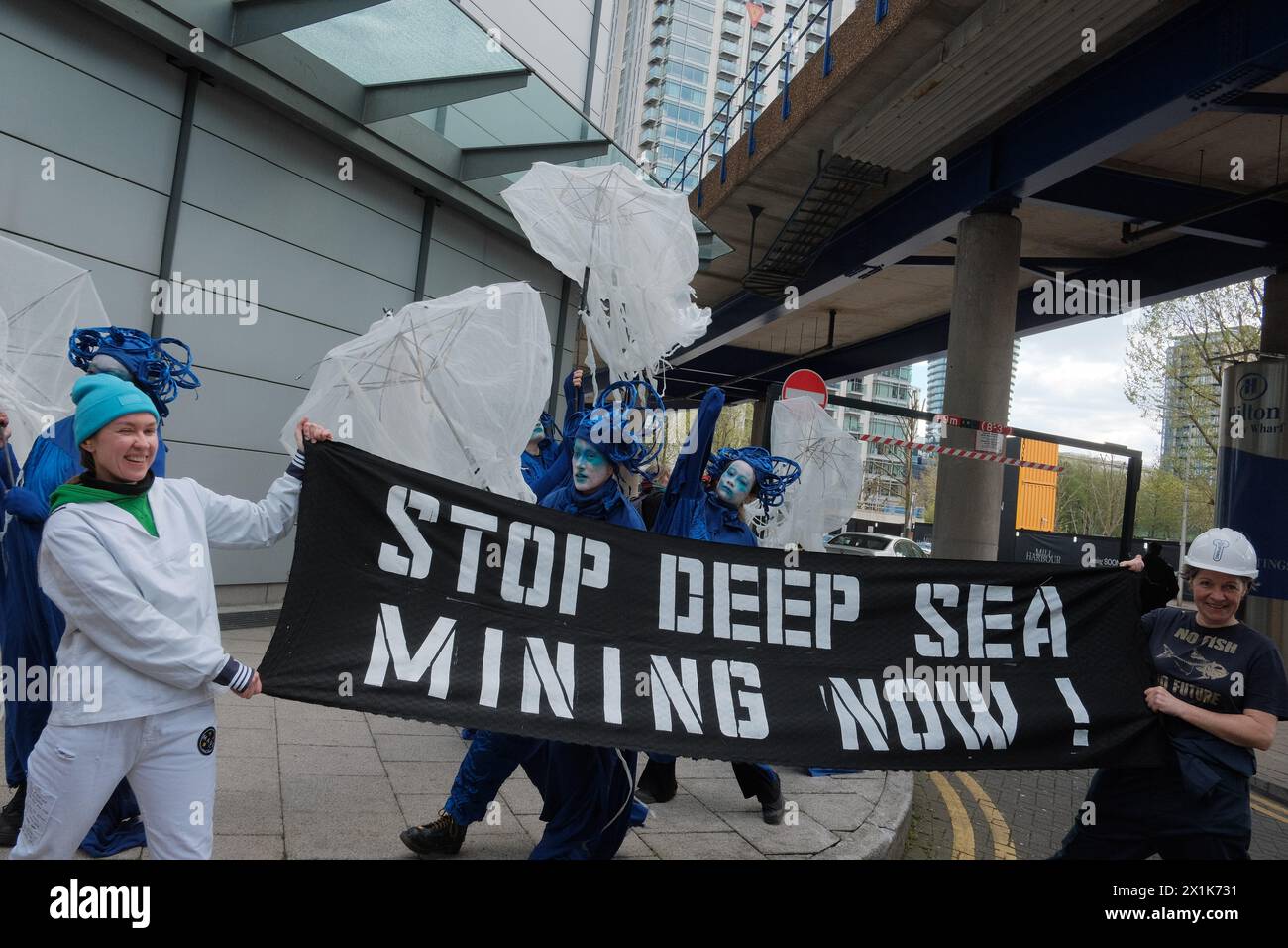 Ocean Rebellion (OR) stages a protest concert against a deep sea mining ...