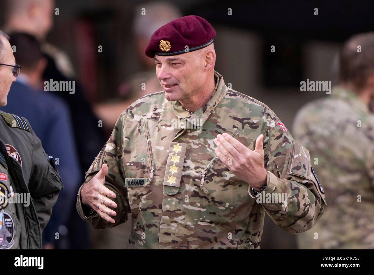 Danish Acting Defense Chief Michael Wiggers Hyldgaard photographed at a ...