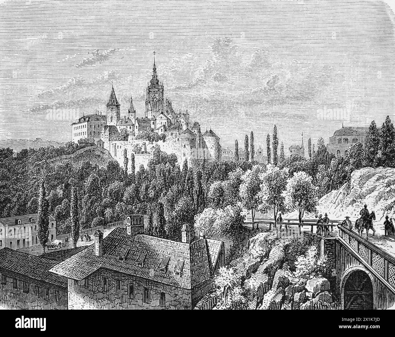 History prague illustration hi-res stock photography and images - Alamy