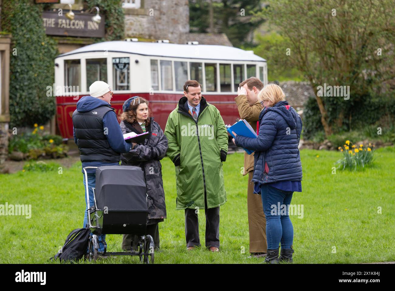 Arcliffe, North Yorkshire. 17th April 2024. Actor Callum Woodhouse is ...