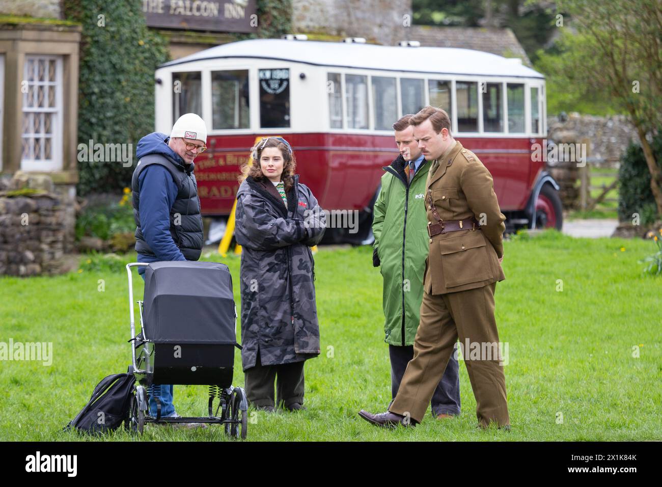 Arcliffe, North Yorkshire. 17th April 2024. Actor Callum Woodhouse is ...