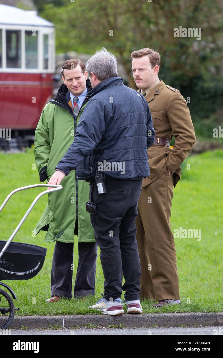 Arcliffe, North Yorkshire. 17th April 2024. Actor Callum Woodhouse is ...