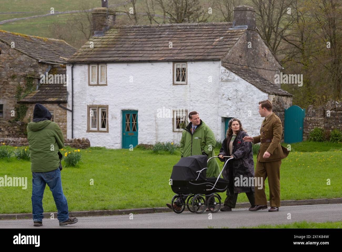 Arcliffe, North Yorkshire. 17th April 2024. Actor Callum Woodhouse is ...