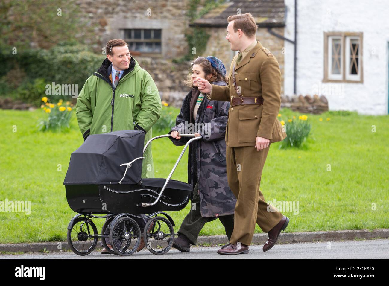Arcliffe, North Yorkshire. 17th April 2024. Actor Callum Woodhouse is ...