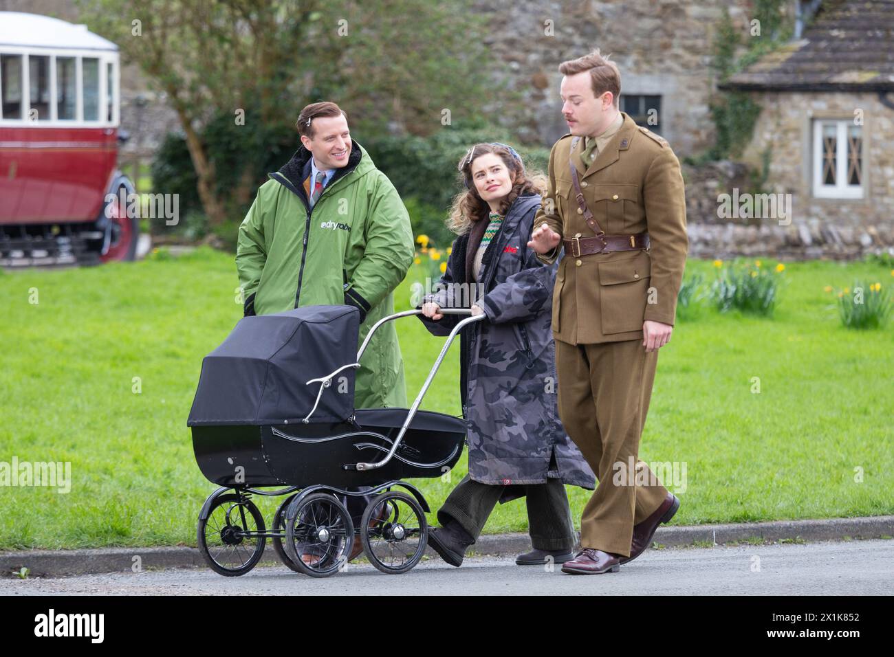 Arcliffe, North Yorkshire. 17th April 2024. Actor Callum Woodhouse is ...