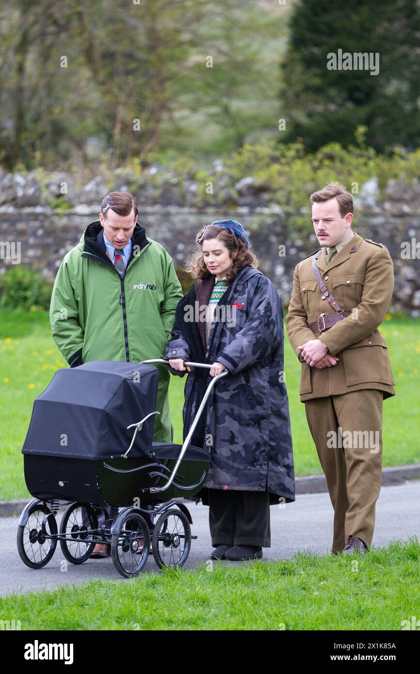 Arcliffe, North Yorkshire. 17th April 2024. Actor Callum Woodhouse is ...