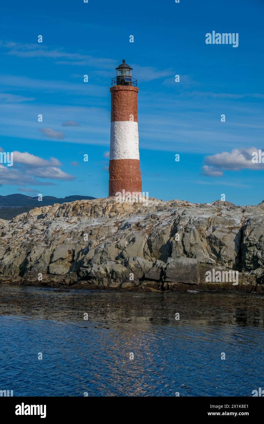 Ushuaia, Tierra del Fuego, Argentina - Les Eclaireurs lighthouse on a ...