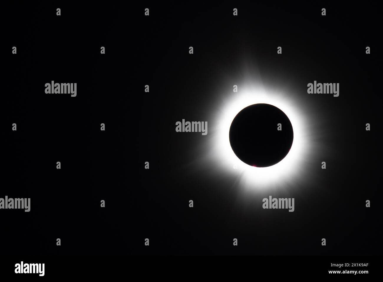 Solar Eclipse on April 08, 2024 in Maine, USA Stock Photo - Alamy