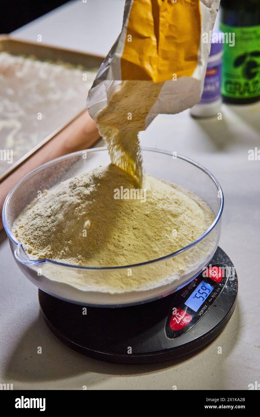 Precision Baking Measurement with Digital Scale, Homemade Pasta Prep ...