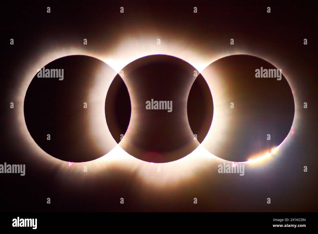 Eclipse diamond ring sequence hi-res stock photography and images - Alamy