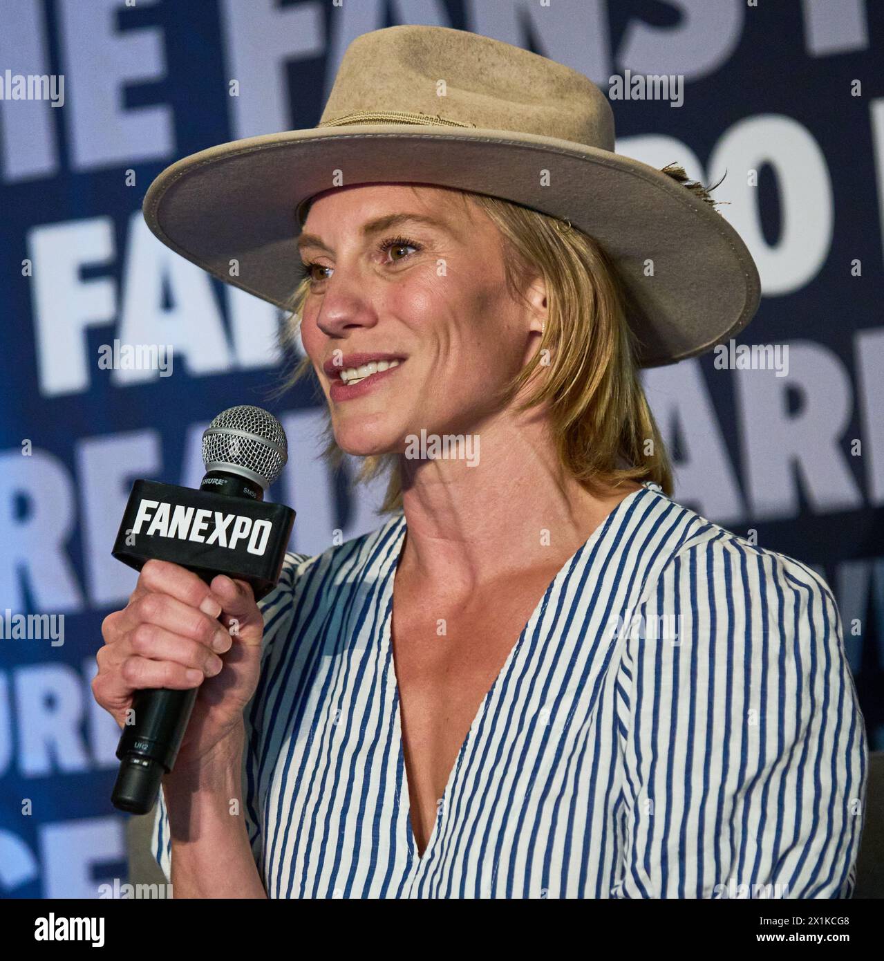PHILADELPHIA, PA, USA - JUNE 02, 2023: Katee Sackhoff Q&A at FAN EXPO ...