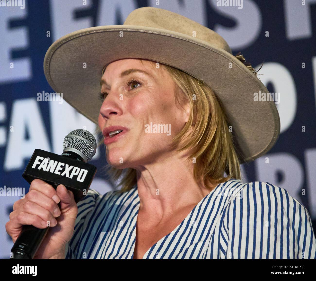 PHILADELPHIA, PA, USA - JUNE 02, 2023: Katee Sackhoff Q&A at FAN EXPO ...