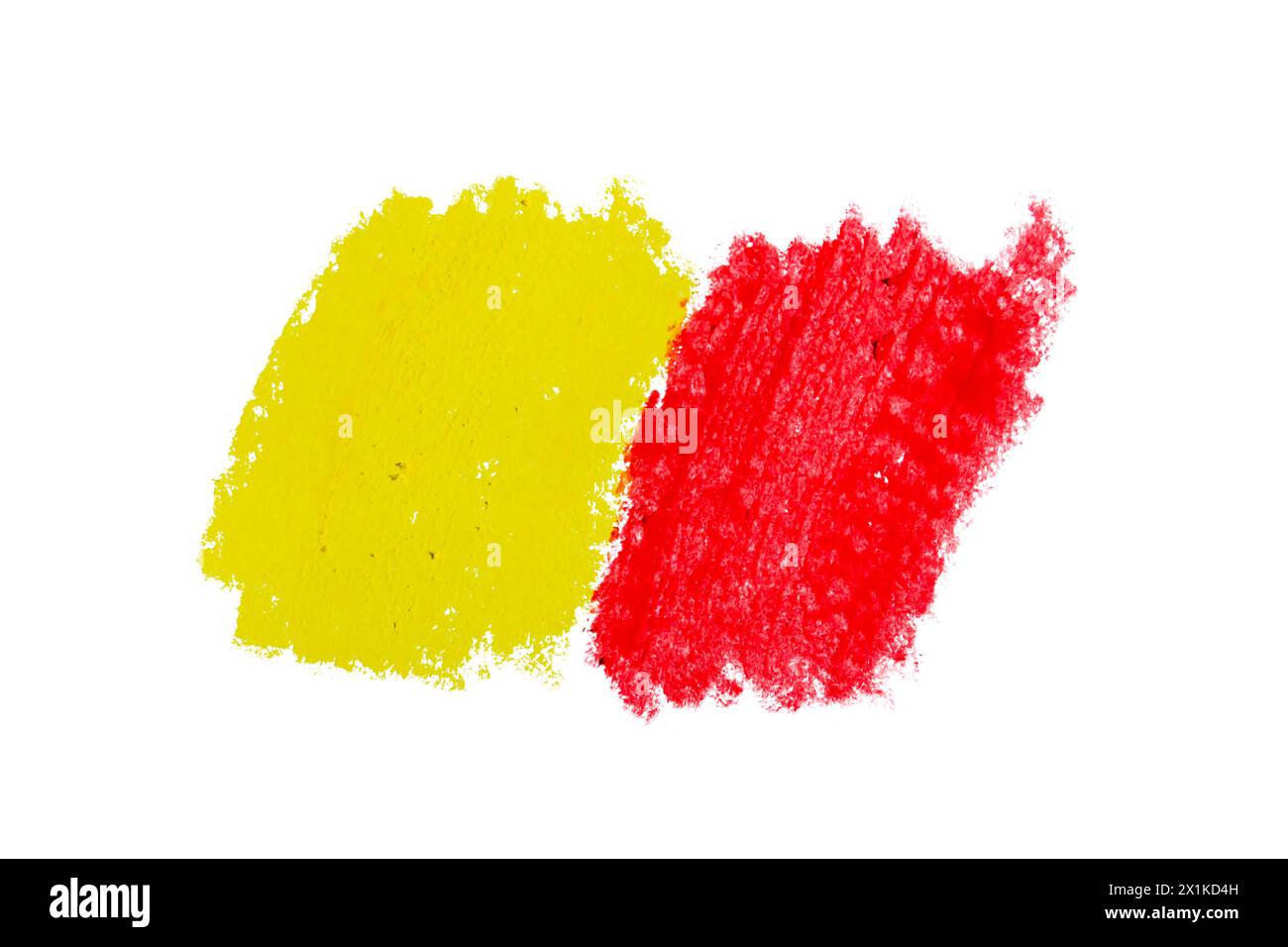 Pastel color hand drawn red Cut Out Stock Images & Pictures - Alamy