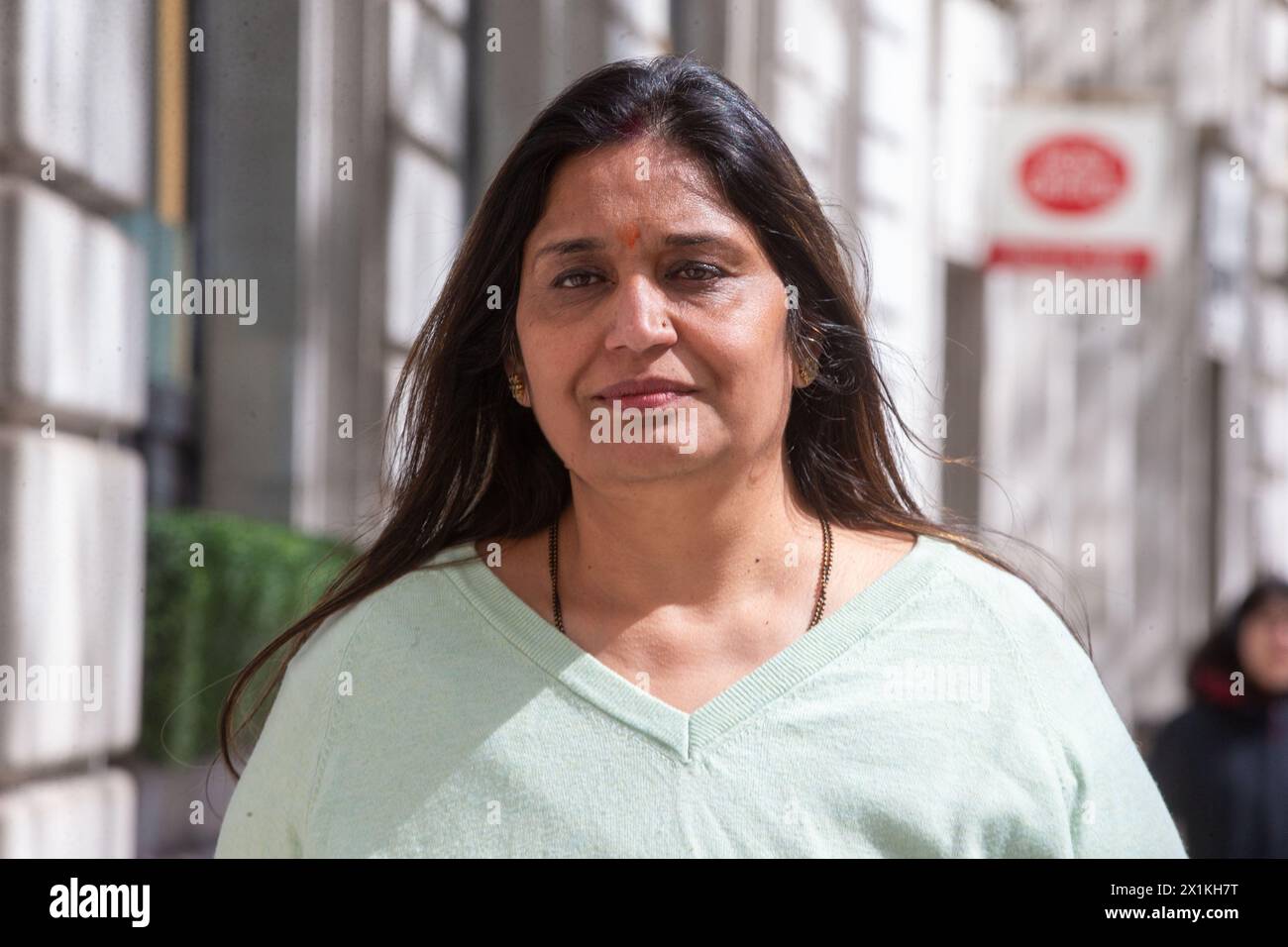 London, England, UK. 17th Apr, 2024. SEEMA MISRA, postmaster who was ...