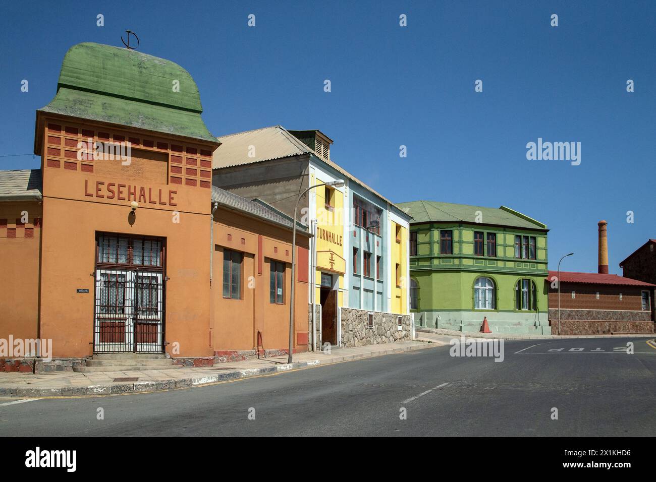 Luderitz colonial terracotta Lessehalle, library or Reading Rooms on ...