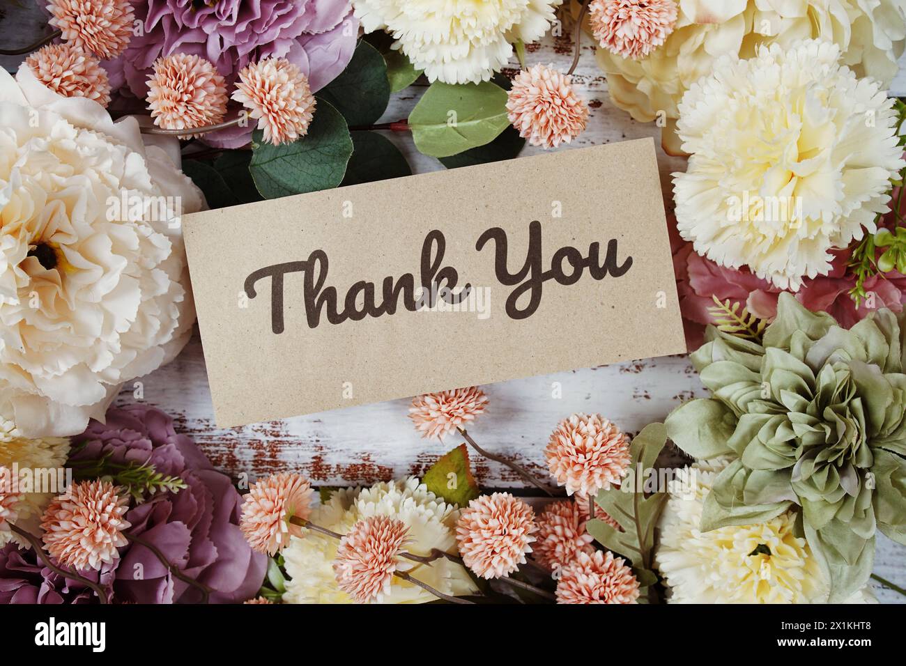Thank You Flower Border