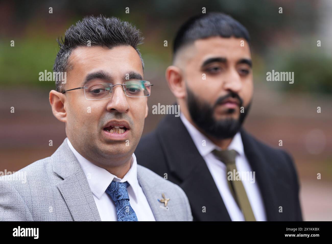 Mohammed Ayaz (left) and Adnaan Riaz, the sons of victim Mohammed Rayaz ...