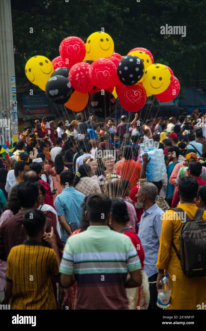 Bangladesh. 14th Apr, 2024. Bangla Noborsho 2024 marks the Bengali New ...