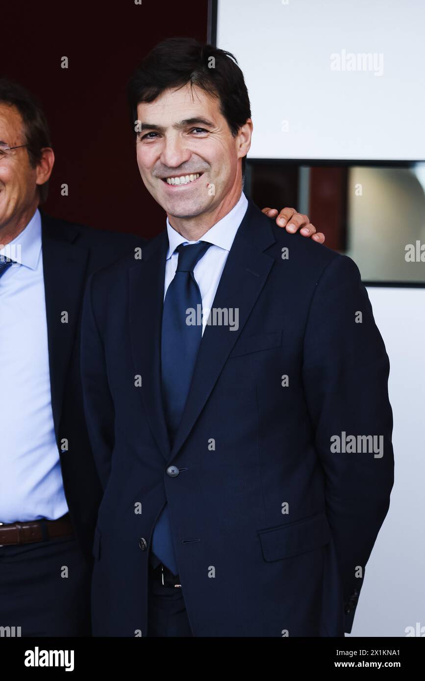 Francesco Acquaroli the Salone Internazionale del Mobile fair at Rho ...