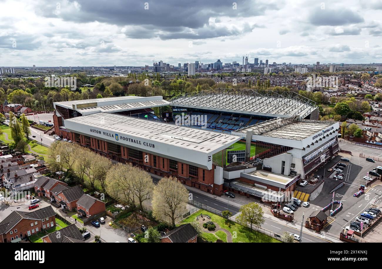 Villa park birmingham aerial hi-res stock photography and images - Alamy