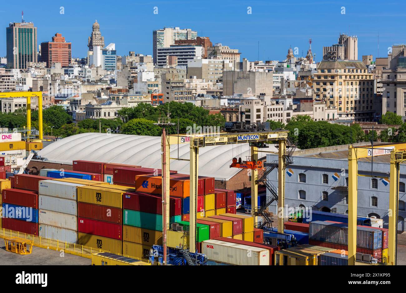 Port of Montevideo, Uruguay, South America Stock Photo - Alamy