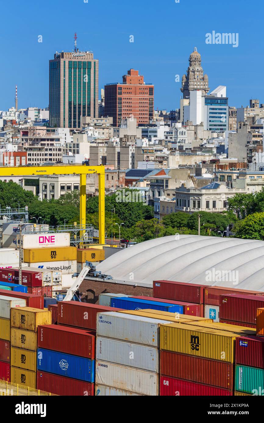 Port of Montevideo, Uruguay, South America Stock Photo - Alamy