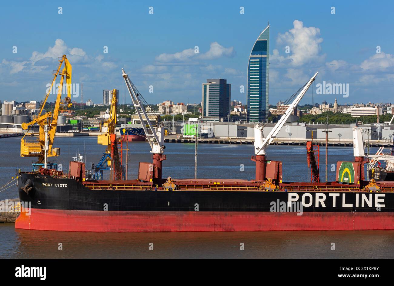 Montevideo container cargo port hi-res stock photography and images - Alamy