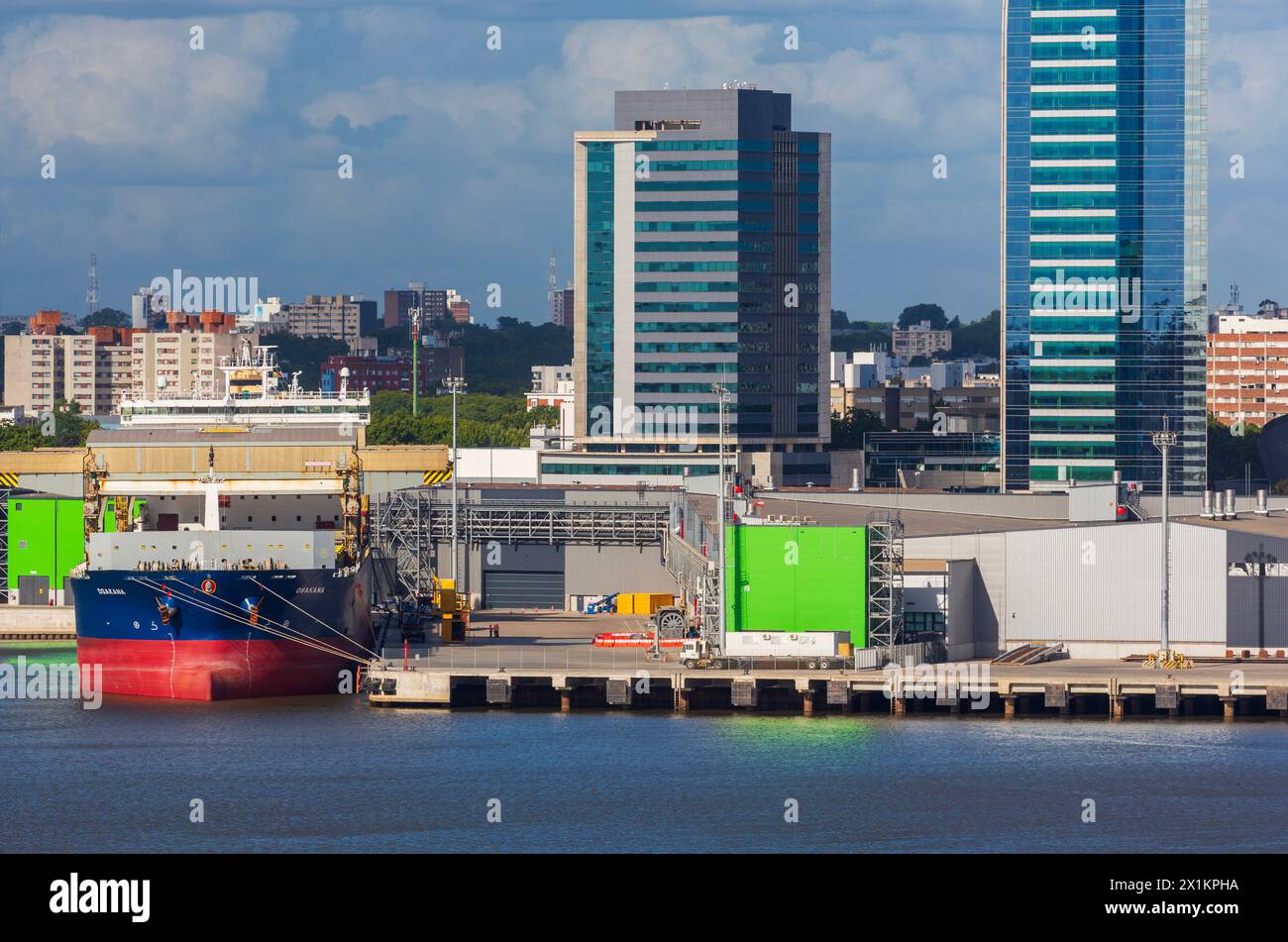 Port of Montevideo, Uruguay, South America Stock Photo - Alamy